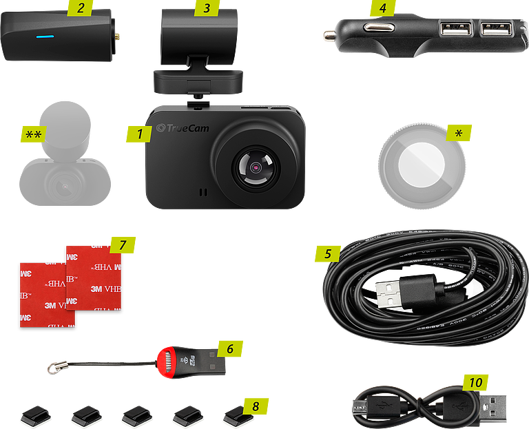 TrueCam M9 GPS 2.5K | TrueCam - Professional Dashcams | EN